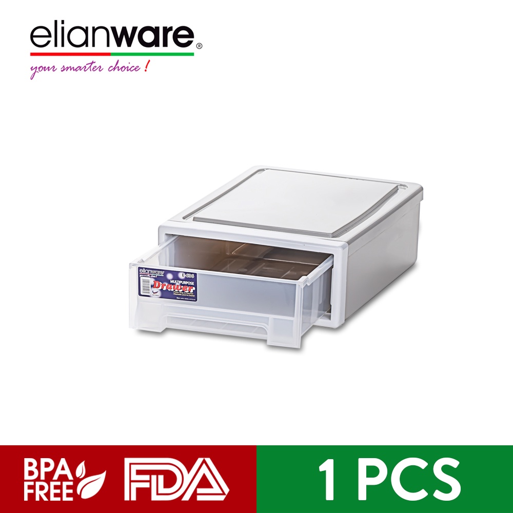 Elianware Elegant Modern Office Drawer Storage Box (H 115mm) | Shopee ...