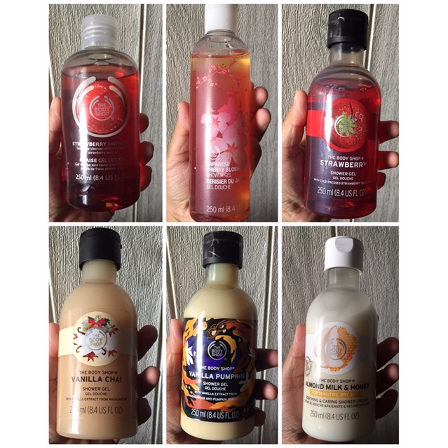 The BodyShop Shower Gel 250ml | Shopee Malaysia