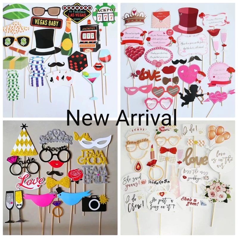NEW ARRIVAL ORIGINAL Wedding Valentine Party DIY Photo Booth Stick ...