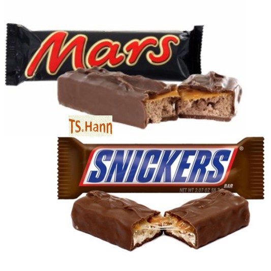Mars Chocolate Bar/ Snickers Chocolate Bar | Shopee Malaysia