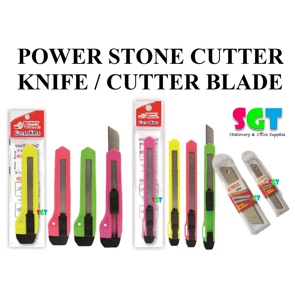 POWER STONE Cutter Knife / Cutter Blade | Shopee Malaysia