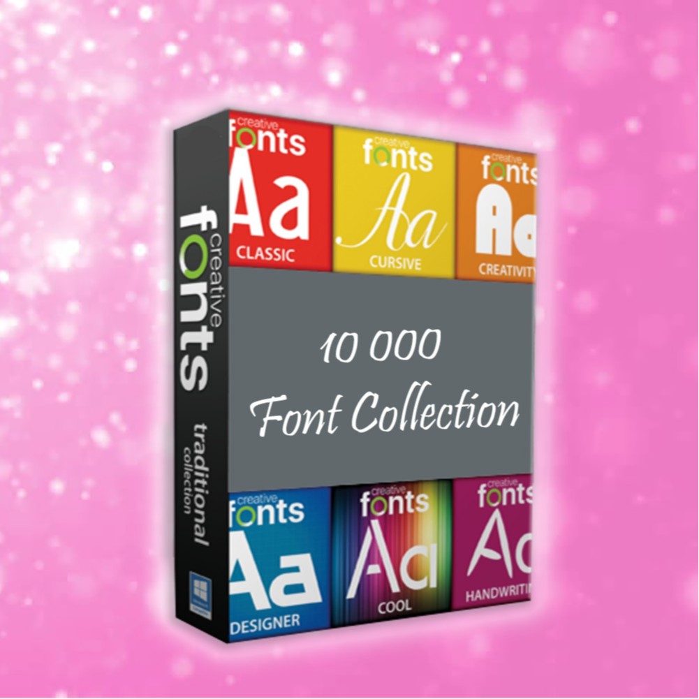 10 000 Font First Edition Collection | Shopee Malaysia