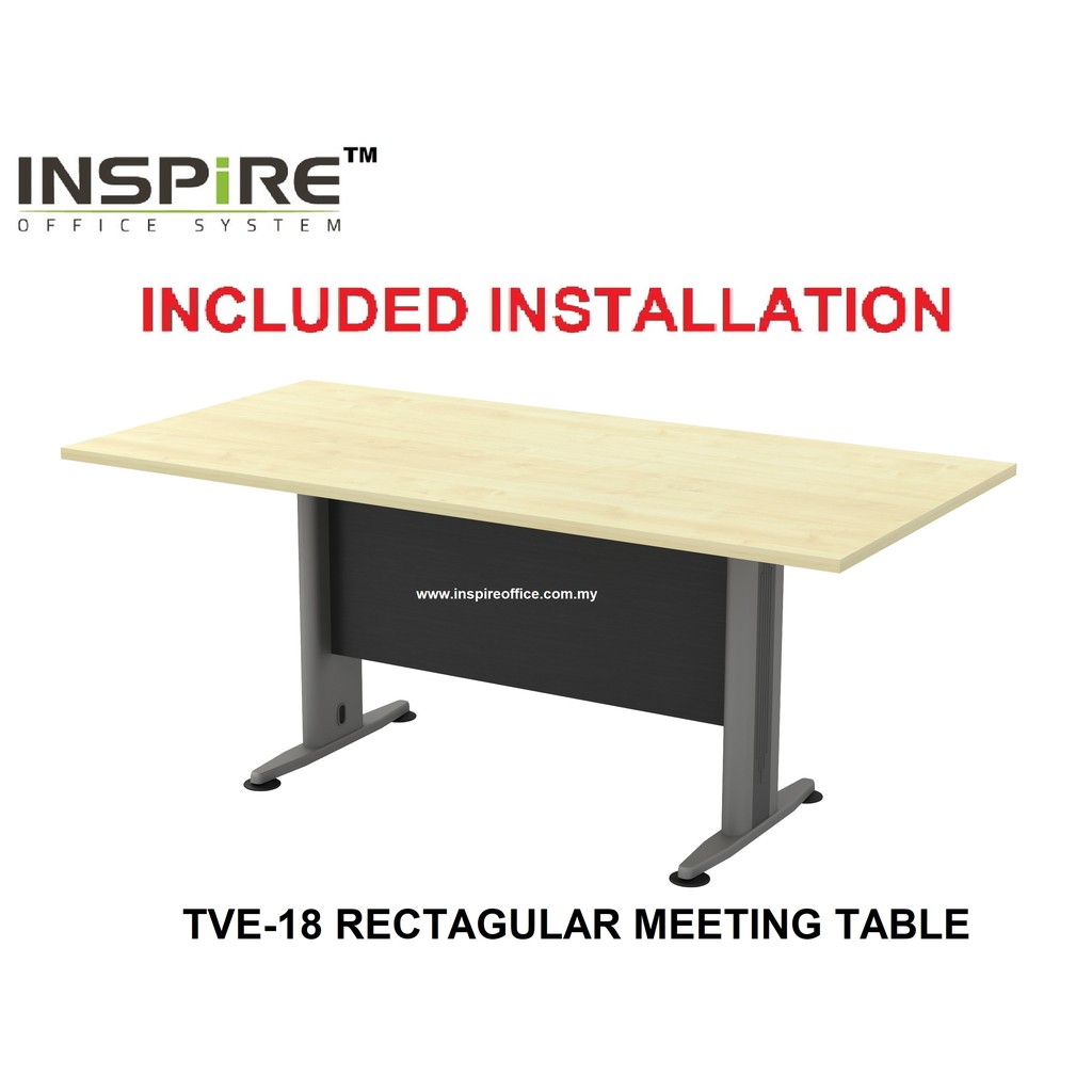 TOMA SERIES TVE-18 RECTANGULAR MEETING TABLE | Shopee Malaysia