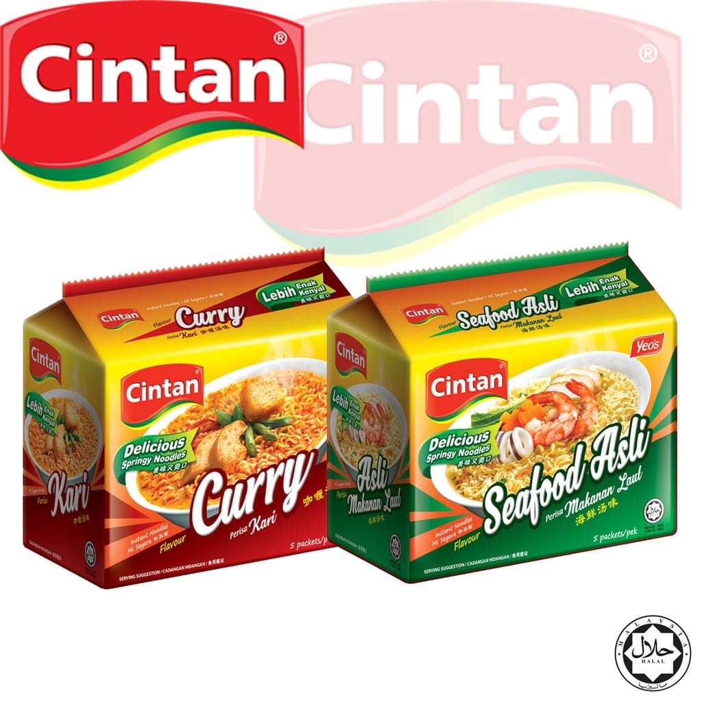 Cintan Instant Noodles - Assorted Flavour (75g x 5's) | Shopee Malaysia