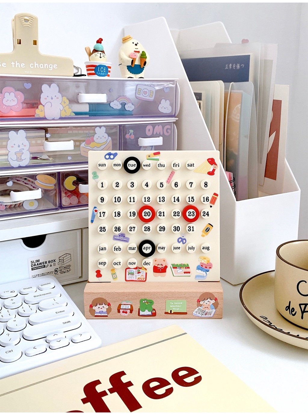 [FREE DECO STICKERS] INS Minimalist Creative DIY Ring Perpetual ...