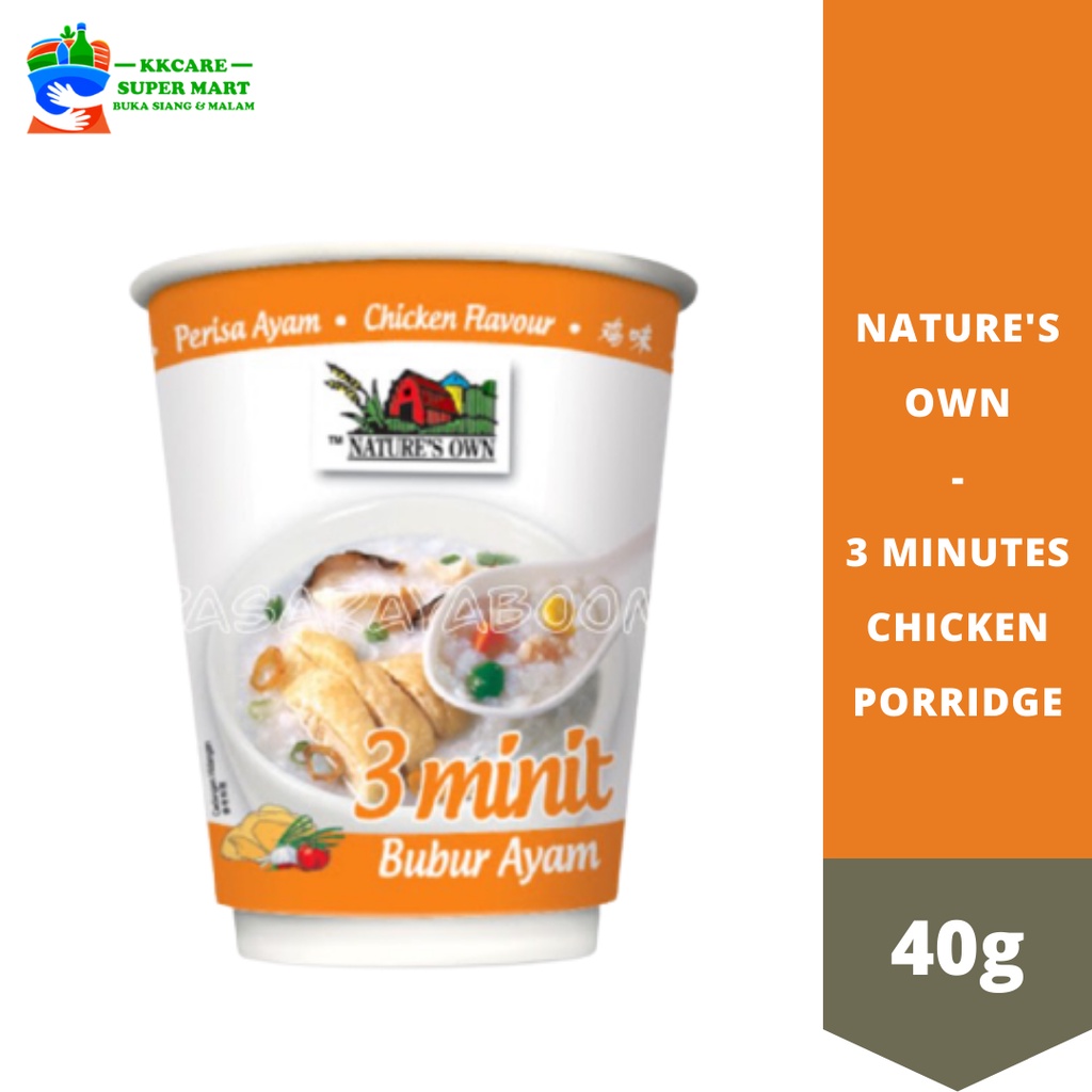 Nature's Own - 3 Minutes Chicken Porridge 40g | Shopee Malaysia