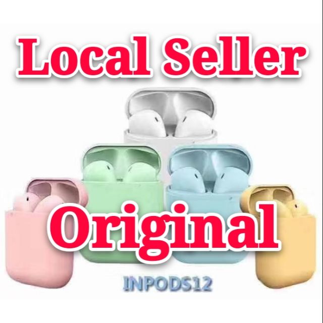 Original TWS inpods 12 Wireless Bluetooth 5.0 Earpiece | Shopee Malaysia