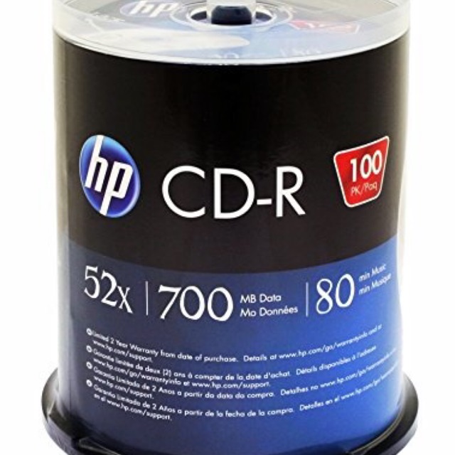 CD-R / CDR HP 52X ~ 100pcs | Shopee Malaysia
