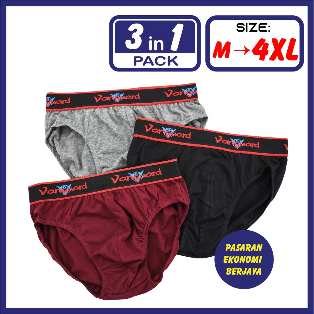 SELUAR DALAM DEWASA LELAKI 180# [3pcs/set] MENS UNDERWEAR/ SPENDER DEWASA LELAKI TIGA HELAI ...