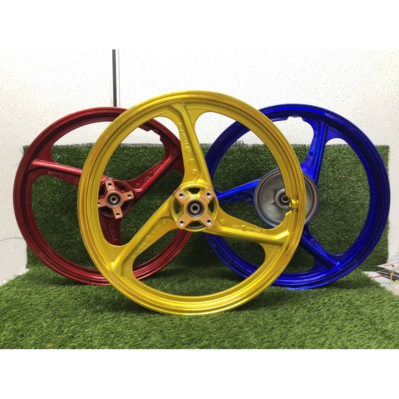 LC135 4S V1-V7 SRL115 FI RIM 3 BATANG ENKEI ORIGINAL YTEQ SIAP BEARING ...