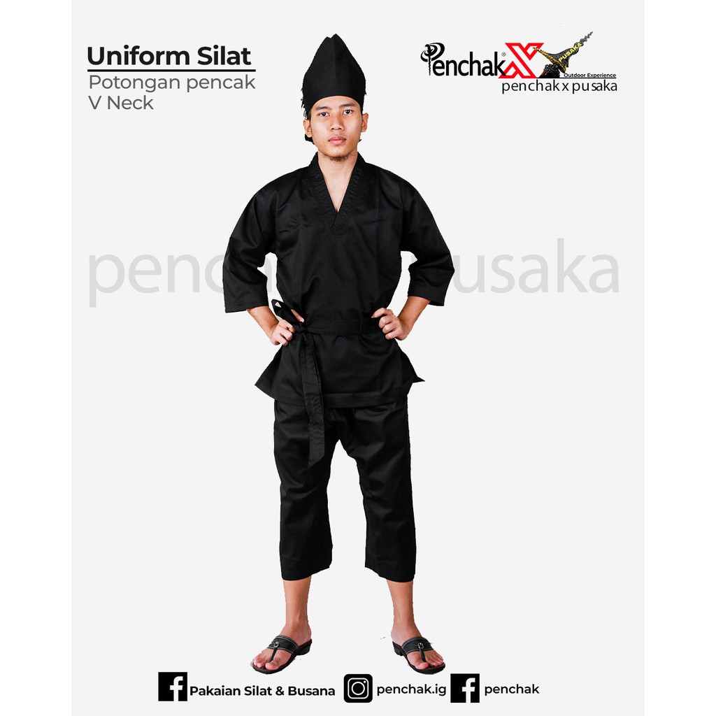 Baju Silat (Uniform Silat) - Potongan V Neck | Shopee Malaysia