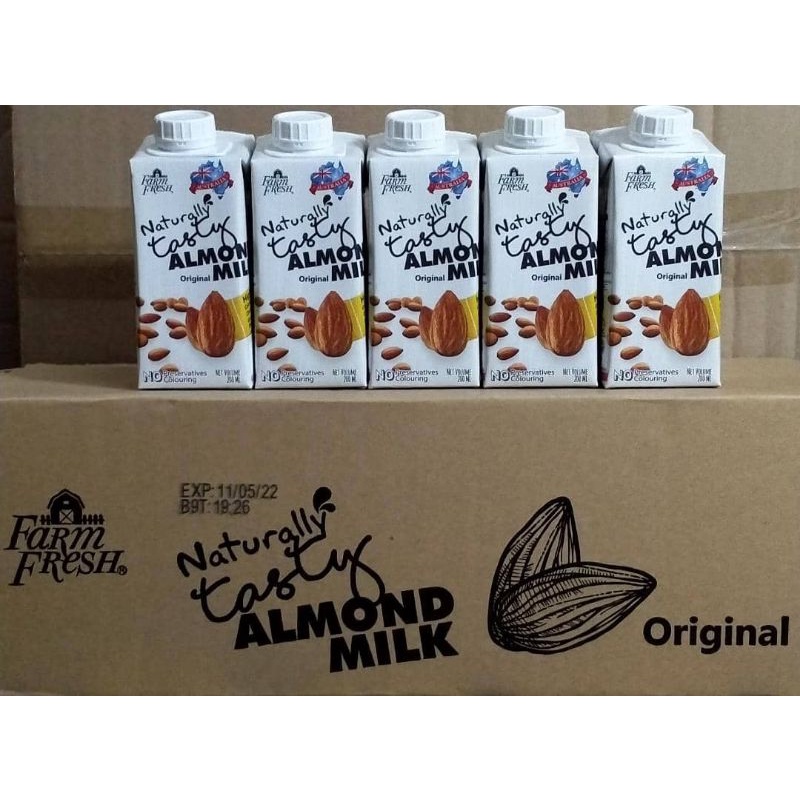 Susu Almond Original Farm Fresh UHT 200ml (24 pcs) | Shopee Malaysia