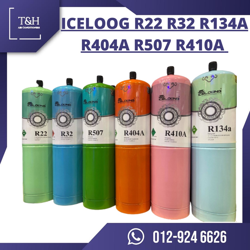 ICELOOG R22 R32 R134A R404A R507 R410A | Shopee Malaysia