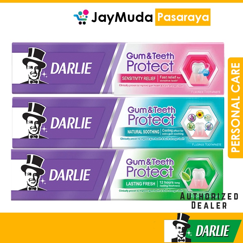 Darlie Gum & Teeth Protect Toothpaste 140g Sensitivity Relief / Lasting ...