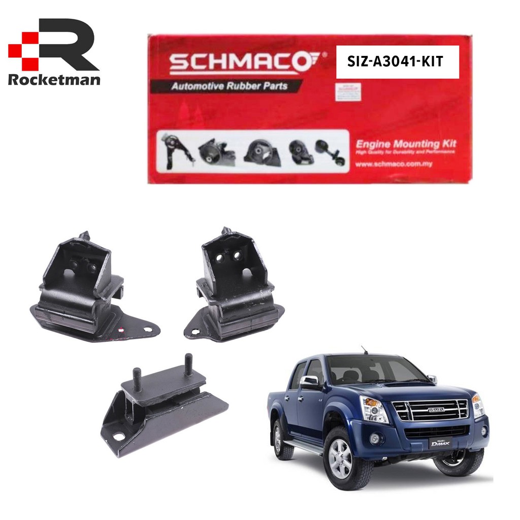 SCHMACO ENGINE MOUNTING SET ISUZU DMAX SIZ-A3041-KIT | Shopee Malaysia