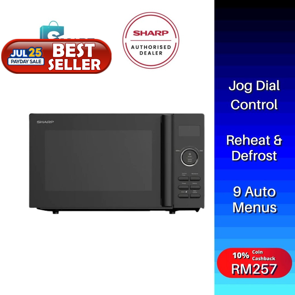 Sharp Digital Control Panel Microwave Oven (20L) R2021GK | Shopee Malaysia
