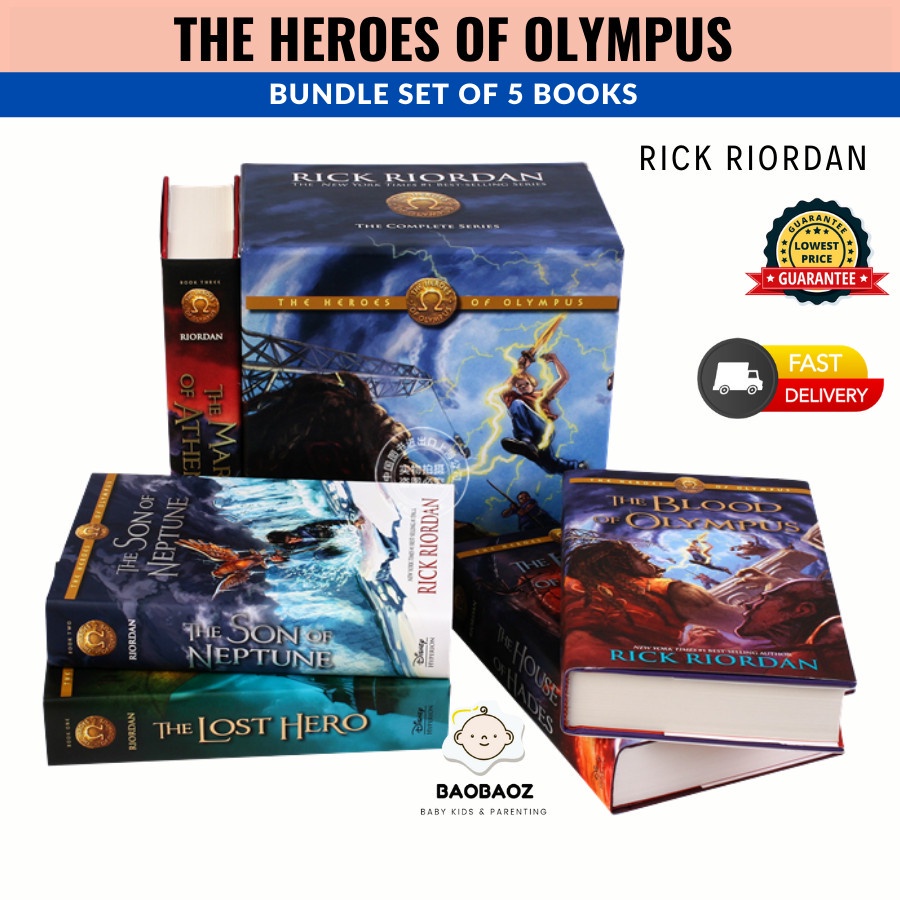 The Heroes of Olympus ( Bundle of 5 Books ) Percy Jackson By Rick ...