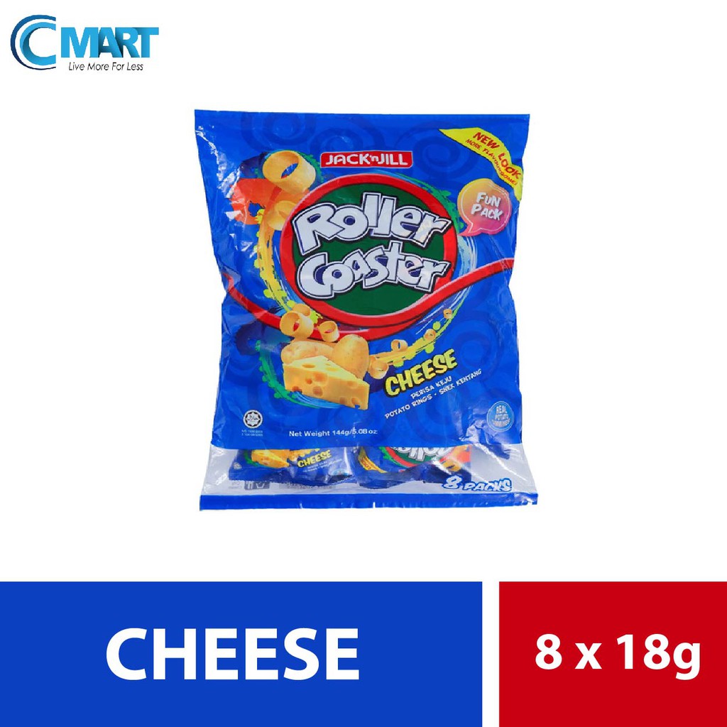 Jack N Jill Roller Coaster Cheese Fun Pack 8's x 18GM | Shopee Malaysia