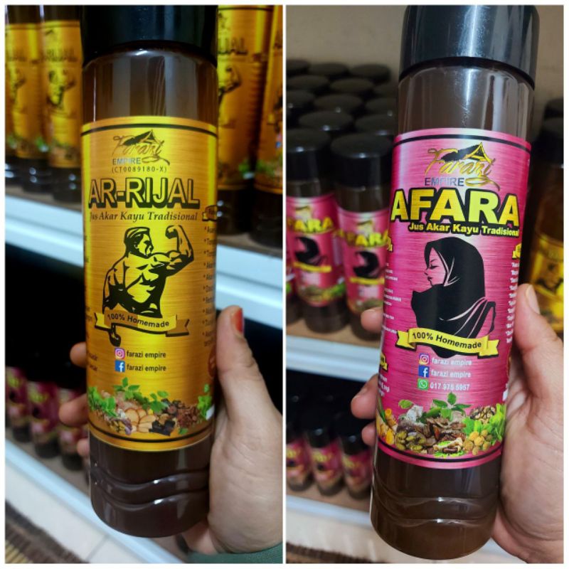 JUS AKAR KAYU TRADISIONAL - JUS AFARA - JUS AR RIJAL | Shopee Malaysia
