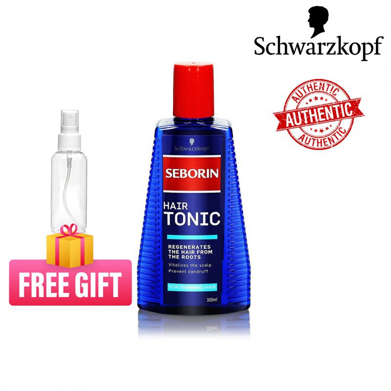 SCHWARZKOPF Seborin Aktiv Hair Tonic 300ml (FREE GIF- Spray bottle ...