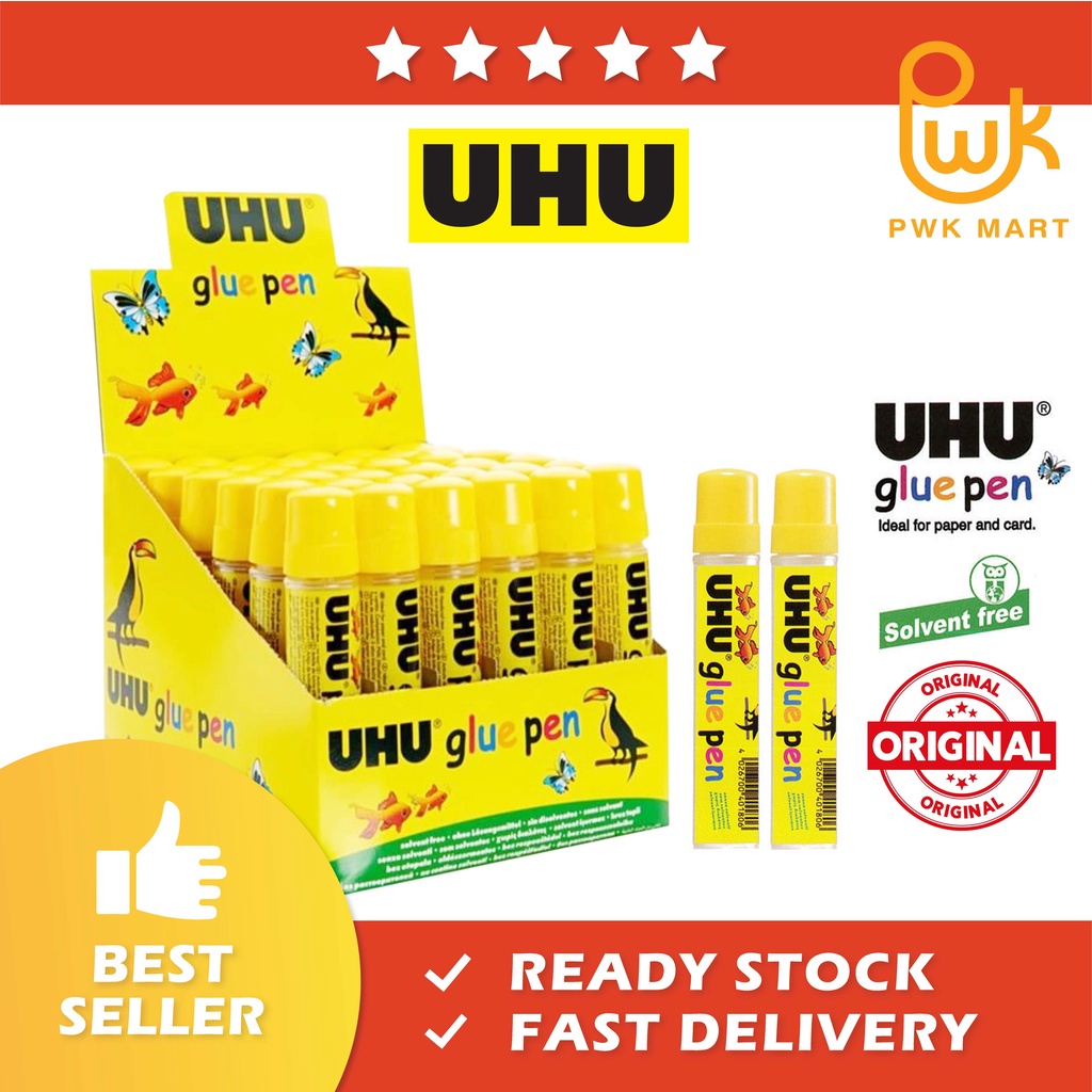 UHU HAPPY GLUE 50ML (GLUE PEN) | Shopee Malaysia