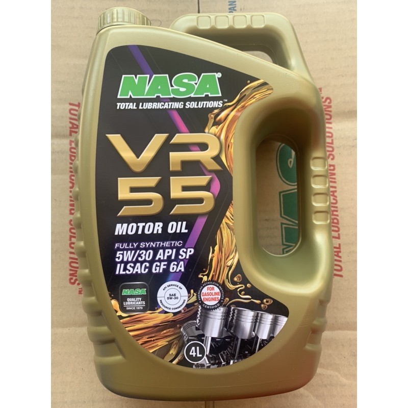 Engine Oil ( NASA ) VR55 ( 5W-30 ) Fully Synthetic ( 4 Liter ) | Shopee ...