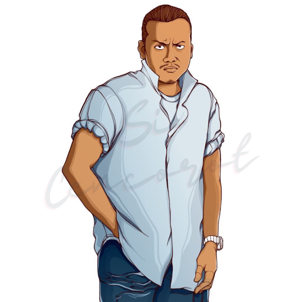 Digital Art by Si Cencorot | Illustration Drawing Potrait | Shopee Malaysia