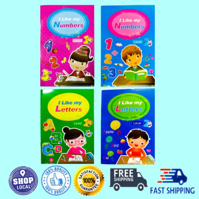 [Ready Stock] Numbers&Letters Exercise Latihan Huruf&Math数字&字母早教练习 ...