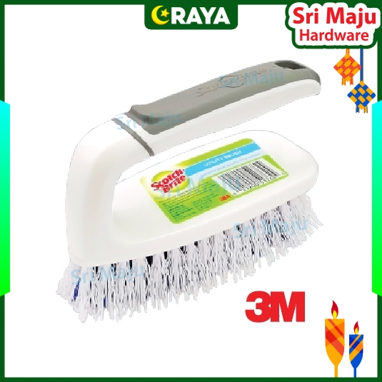 MAJU 3M Scotch Brite 492 Utility Brush for Bathroom Kitchen Wash Clean ...