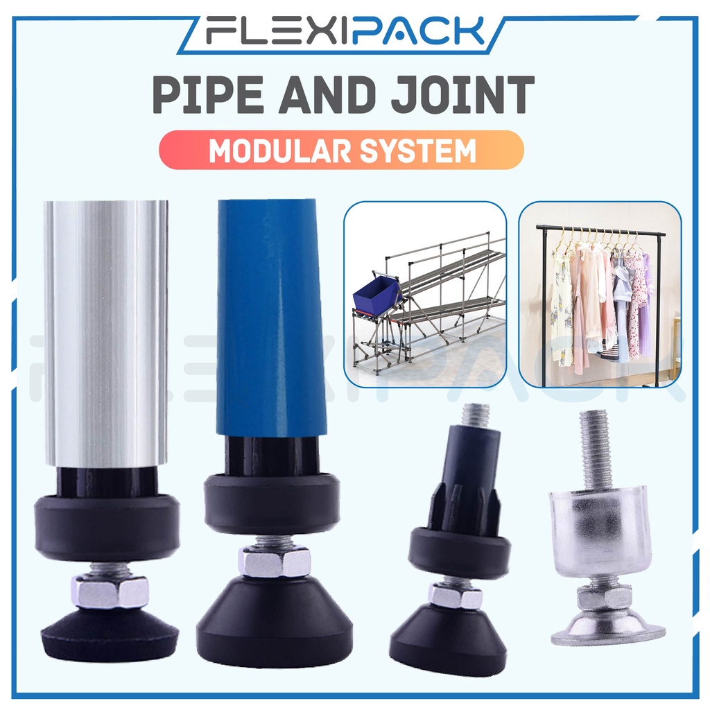 Adjuster Foot Cup PVC Lean Tube Metal Pipe Connector Pipe Fittings ...