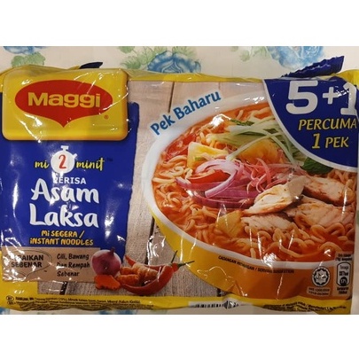 Maggi-Asam Laksa Instant Noodles 6X78g | Shopee Malaysia