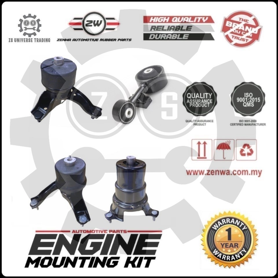 ZW Toyota Camry ACV50 2.5 Engine Mounting Kit Set | Shopee Malaysia