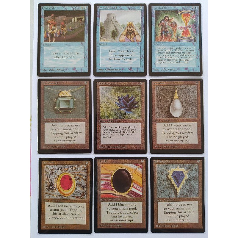 Magic The Gathering Power Of 9 mtg!!! | Shopee Malaysia