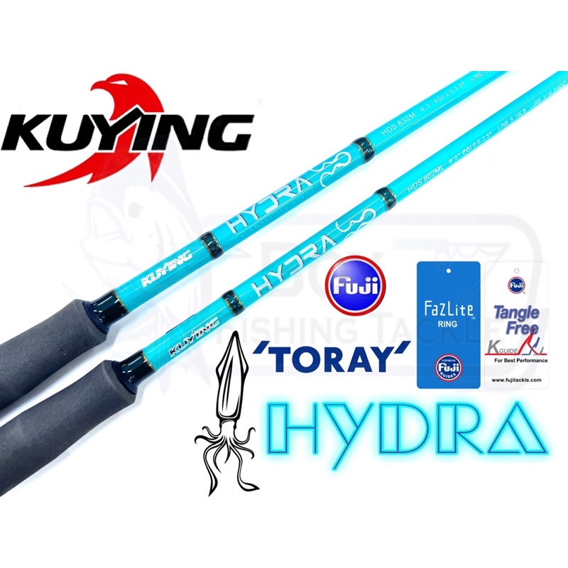 KUYING Hydra Eging Squid Rod Spinning Egi Sotong | Shopee Malaysia