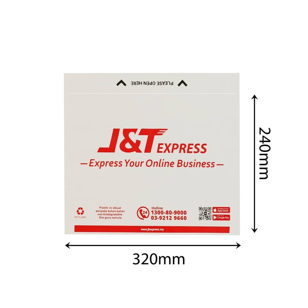 J&T Express Flyers A4 Size Shipping Courier Bag - Size A4 | Shopee Malaysia