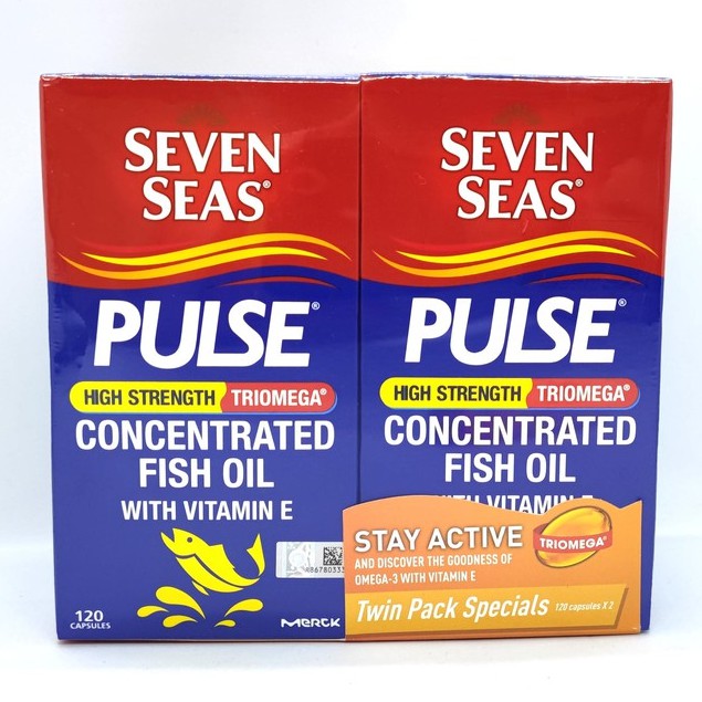 [NEW PACKAGING] Seven Seas Pulse High Strength TriOmega Fish Oil 120s ...