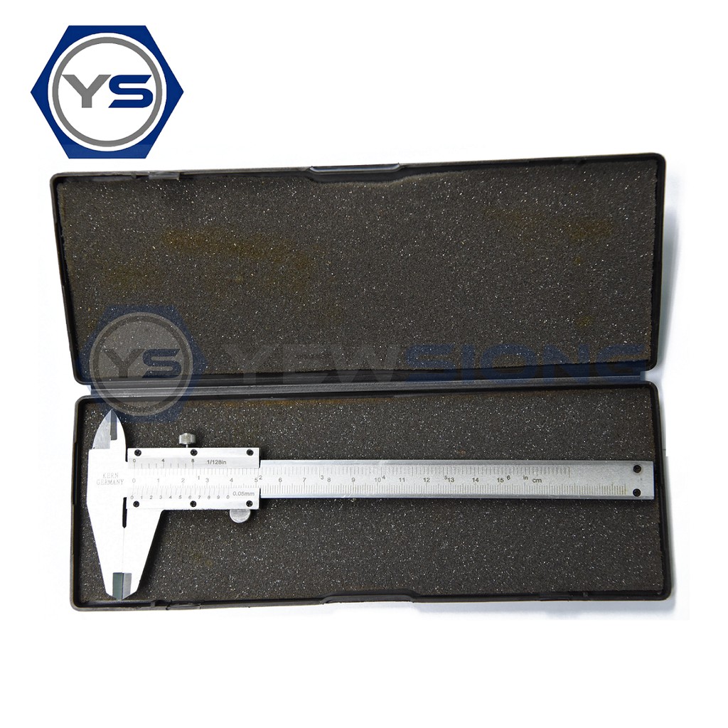 KERN STAINLESS STEEL VERNIER CALIPER 6" 0-150MM | Shopee Malaysia