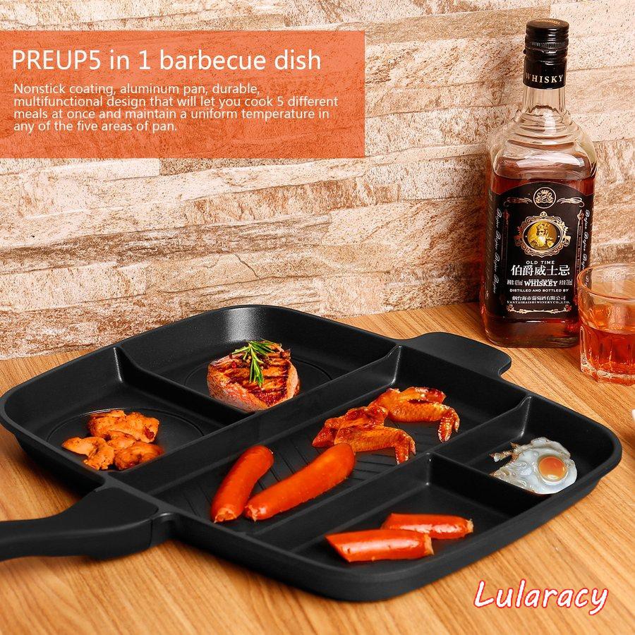 [Long Pan 53cm] 5 In 1 Korean Square BBQ Pan Grill & Hotpot Steamboat ...