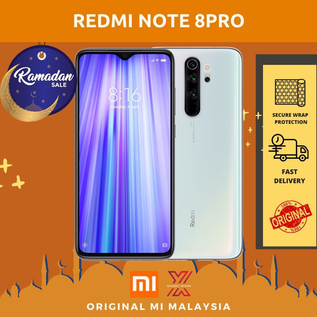 [ READYSTOCK ] XIAOMI REDMI NOTE 8PRO ( ORIGINAL) | Shopee Malaysia