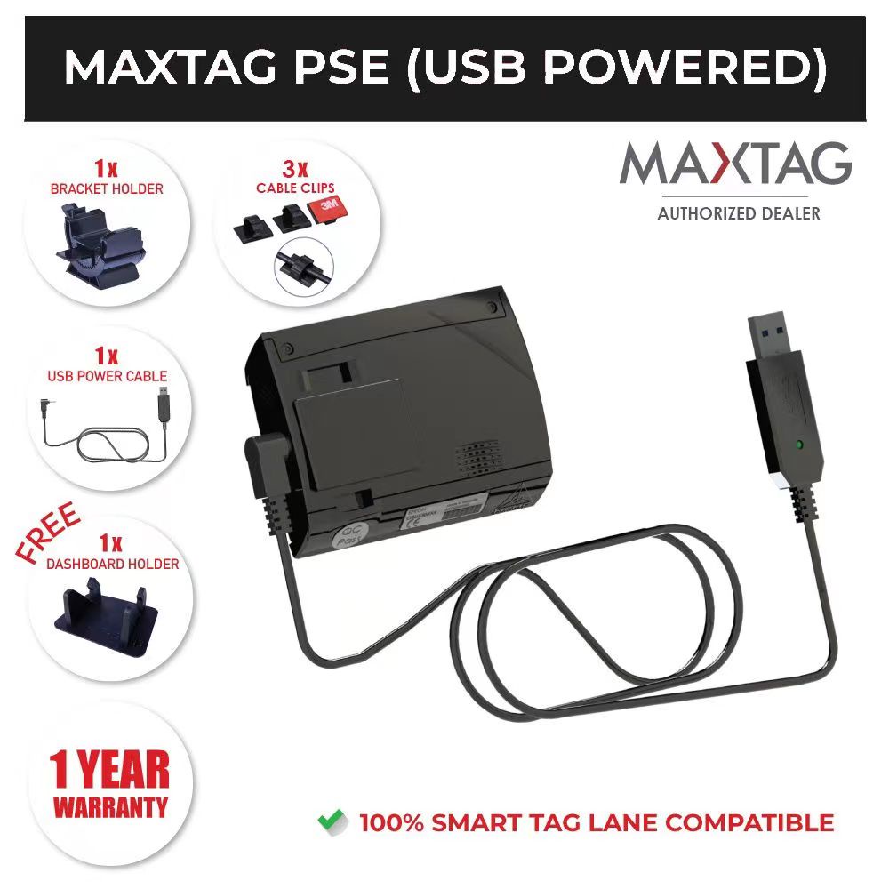 NEW Maxtag PSE (USB Powered) Smart Tag Touch n Go Toll | Shopee Malaysia