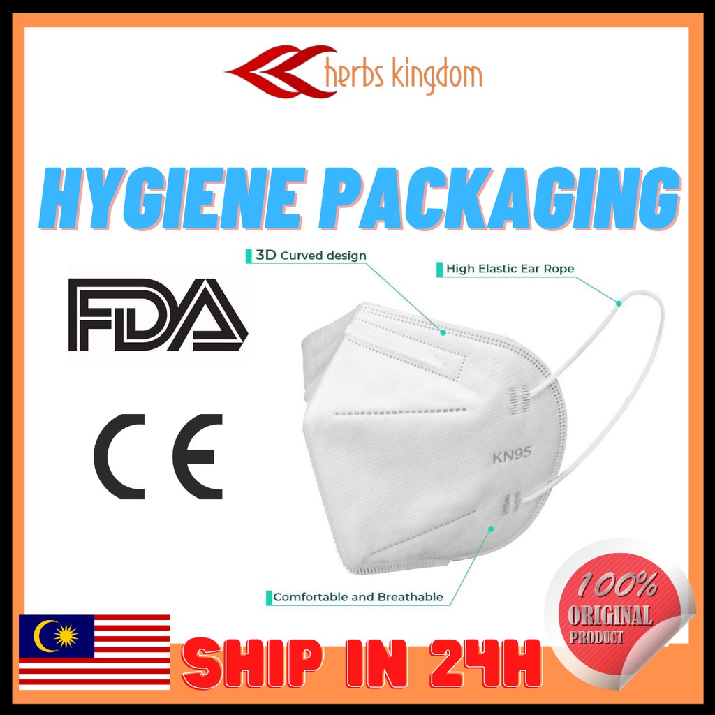 KN95 DISPOSABLE FASK MASK FIVE LAYER PROTECTION [KKM STANDARD] | Shopee ...