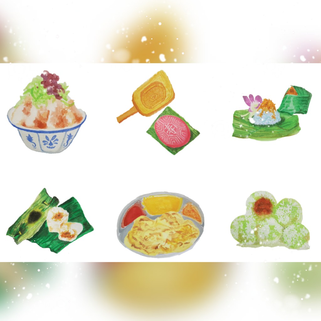 [Ready stock] Transparent stickers (Malaysia local food) | Shopee Malaysia