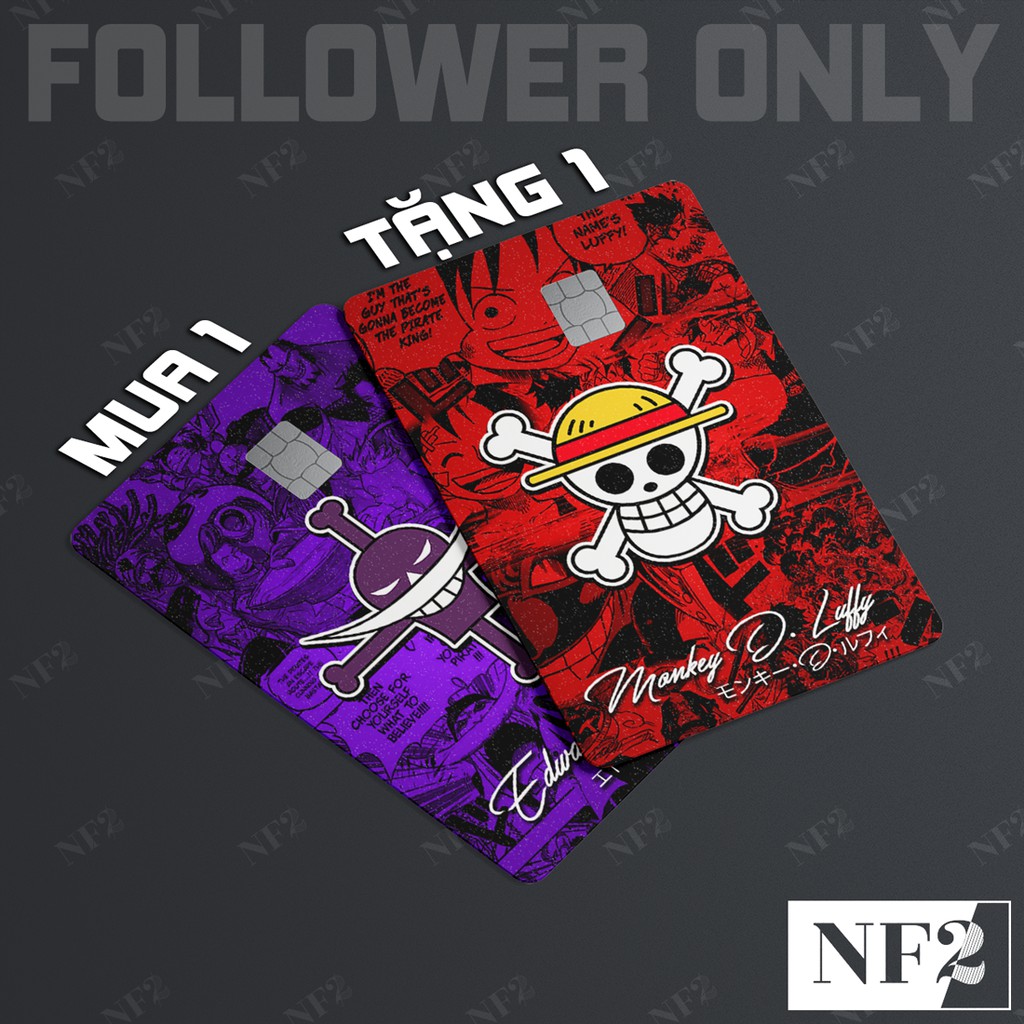 One piece logo decal sticker for decorating atm card (apartment card ...