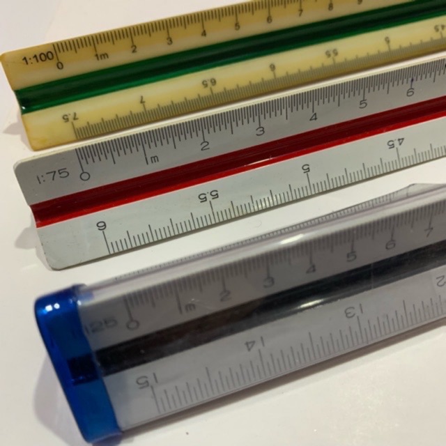 12” Triangular Scale Ruler | Shopee Malaysia