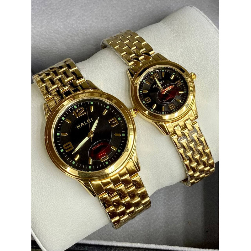 Special promotion_halei_protection couple set analouge steel strap ...