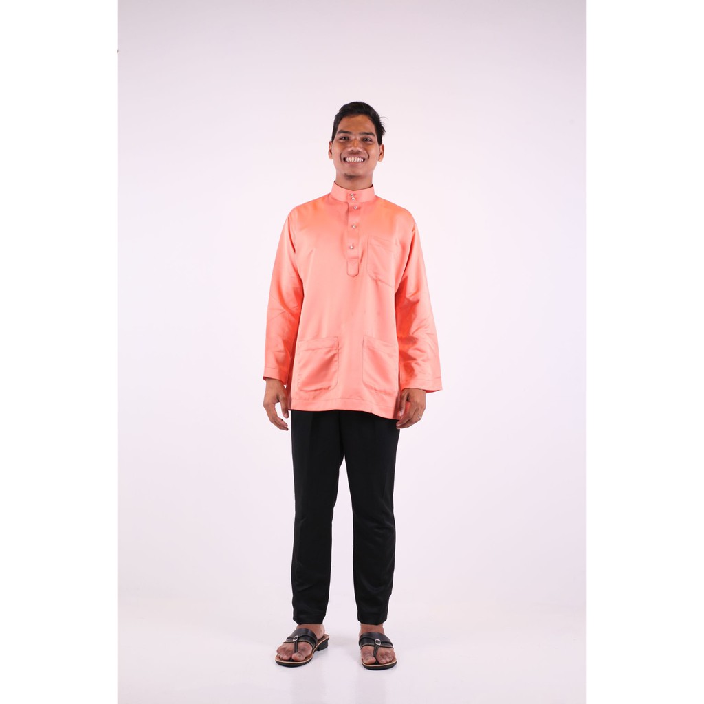 BAJU MELAYU SAHAJA HELAI PEARL SKIN LELAKI DEWASA | Shopee Malaysia
