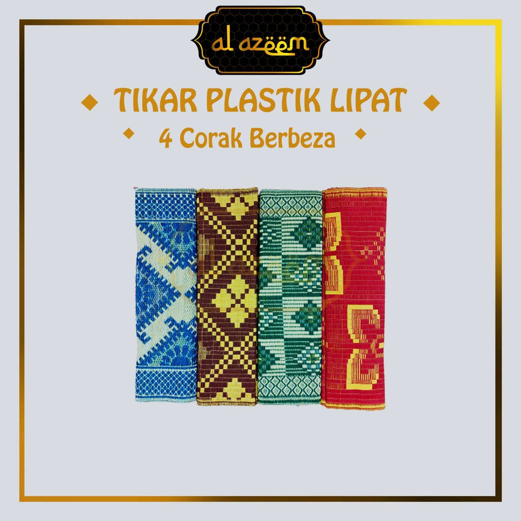 Tikar Lipat Plastik Foldable Plastic Strawmats 3x6 6x6 6x9 9x9 9x12 ...