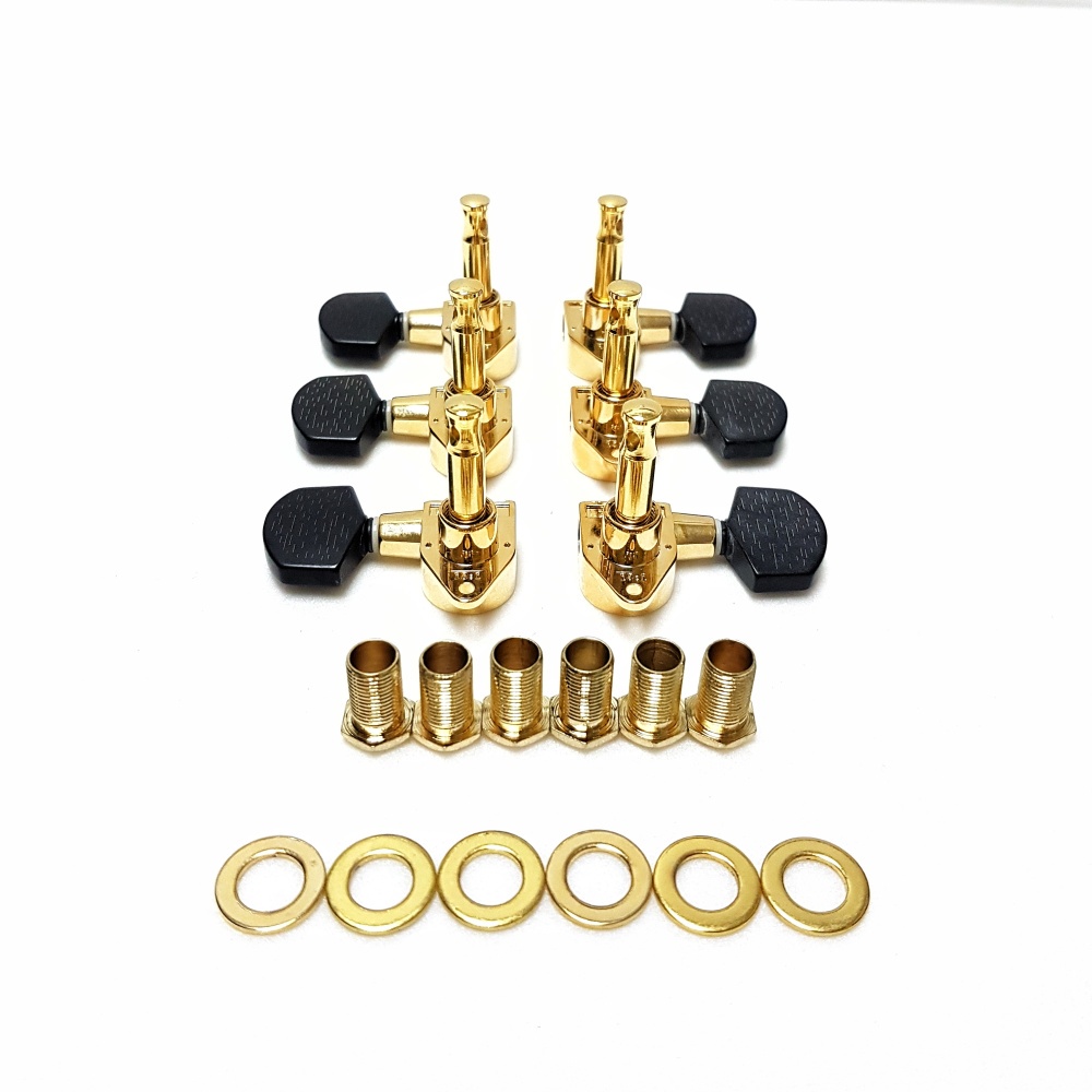 Takamine TGP0562BK Original Tuning Machine Heads ( Gold Die-Cast with ...