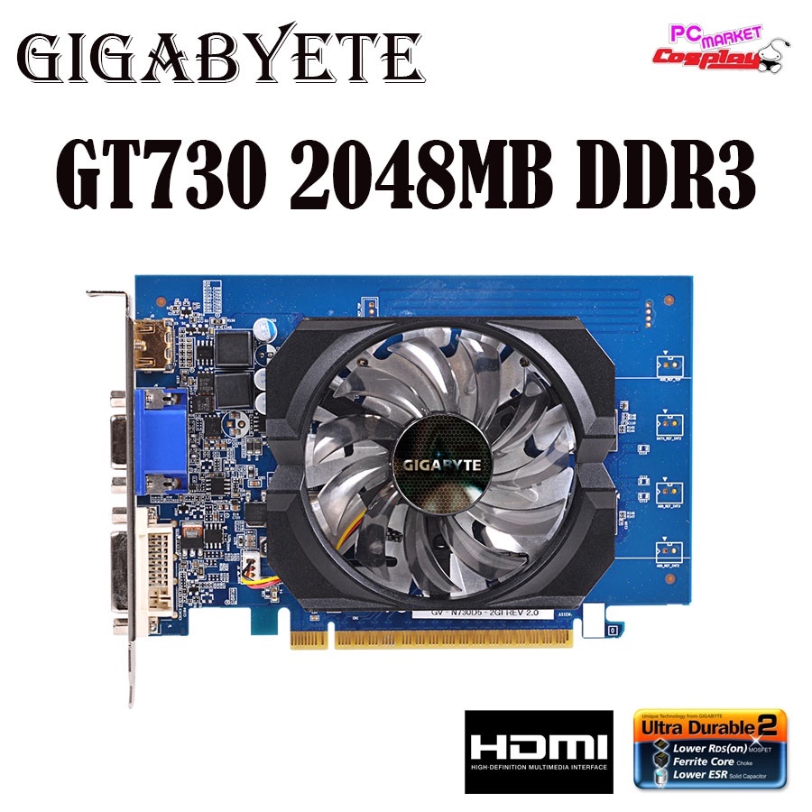 Gigabyte GV-N730D3-2GL GT730 2GB DDR3 Graphic Card((NEW) | Shopee Malaysia