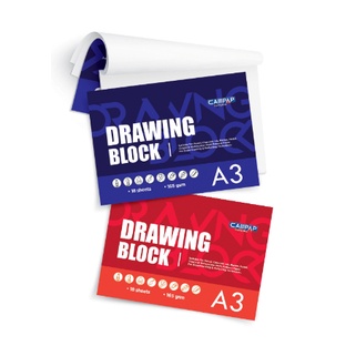 CAMPAP Drawing Block A3 - Random Colour (165gsm/18 Sheets) CA3645 ...